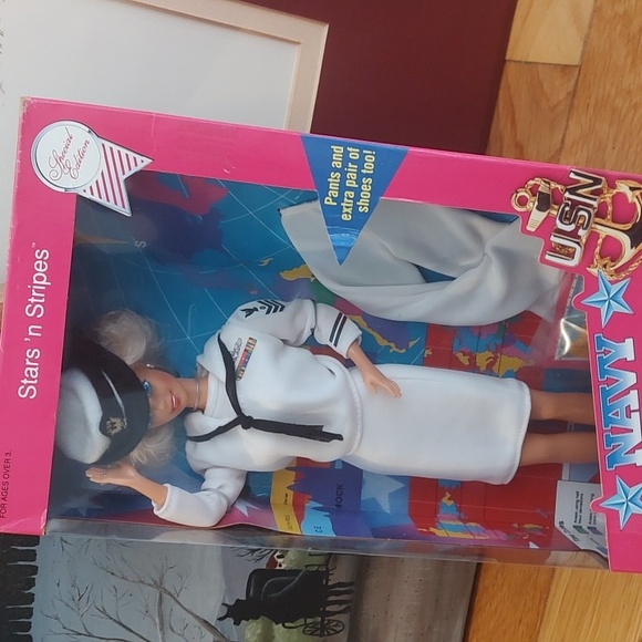 Mattel | Other | 99 Navy Barbie Doll | Poshmark